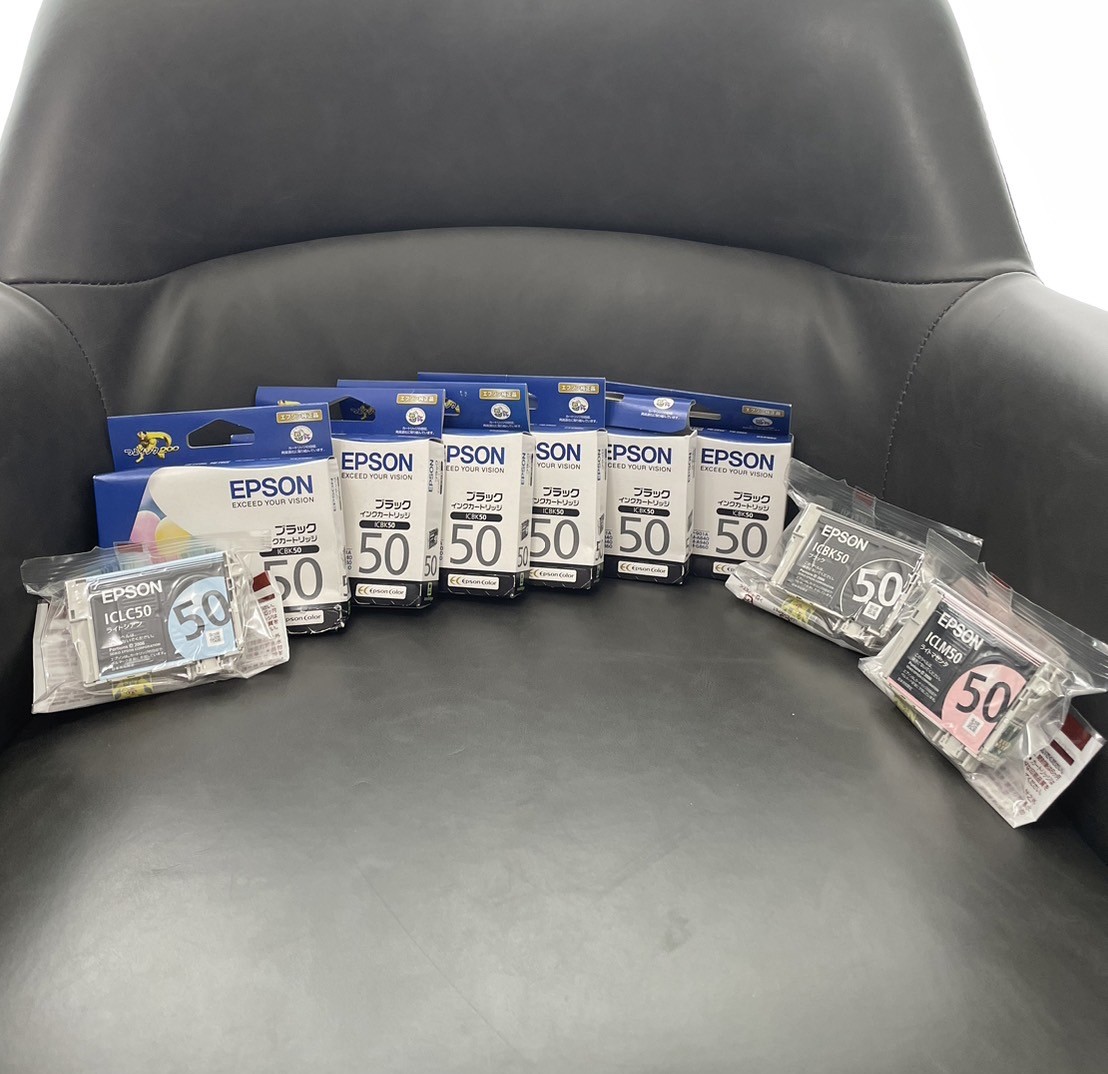 EPSON ICBK50 等 9点を買取させて頂きました！ | トナー・インク買取専門店マカリー！高価買取No,1を目指し真剣営業中！